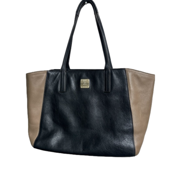 MCM | Bags | Low Start Mcm Kiwami Tote Bag Color Block Grained Leather Large Capacity J63 | Poshmark